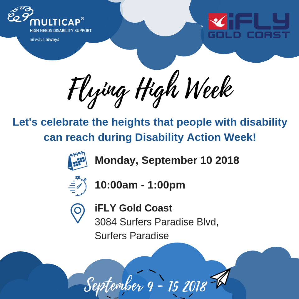 iFLY Celebrate Disability Action Week - xReality Group Ltd